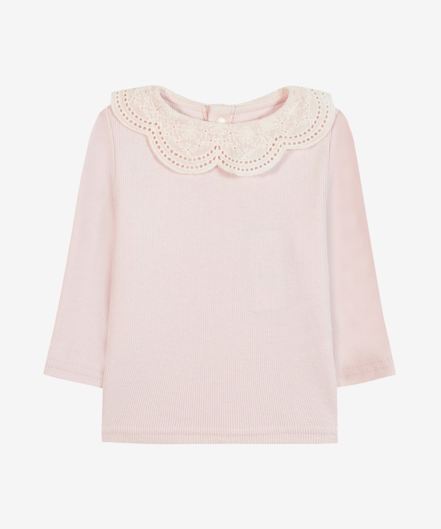 Tartine et Chocolat Langærmet T-shirt m/Flæsekrave - Rose Pale | Kalle ...