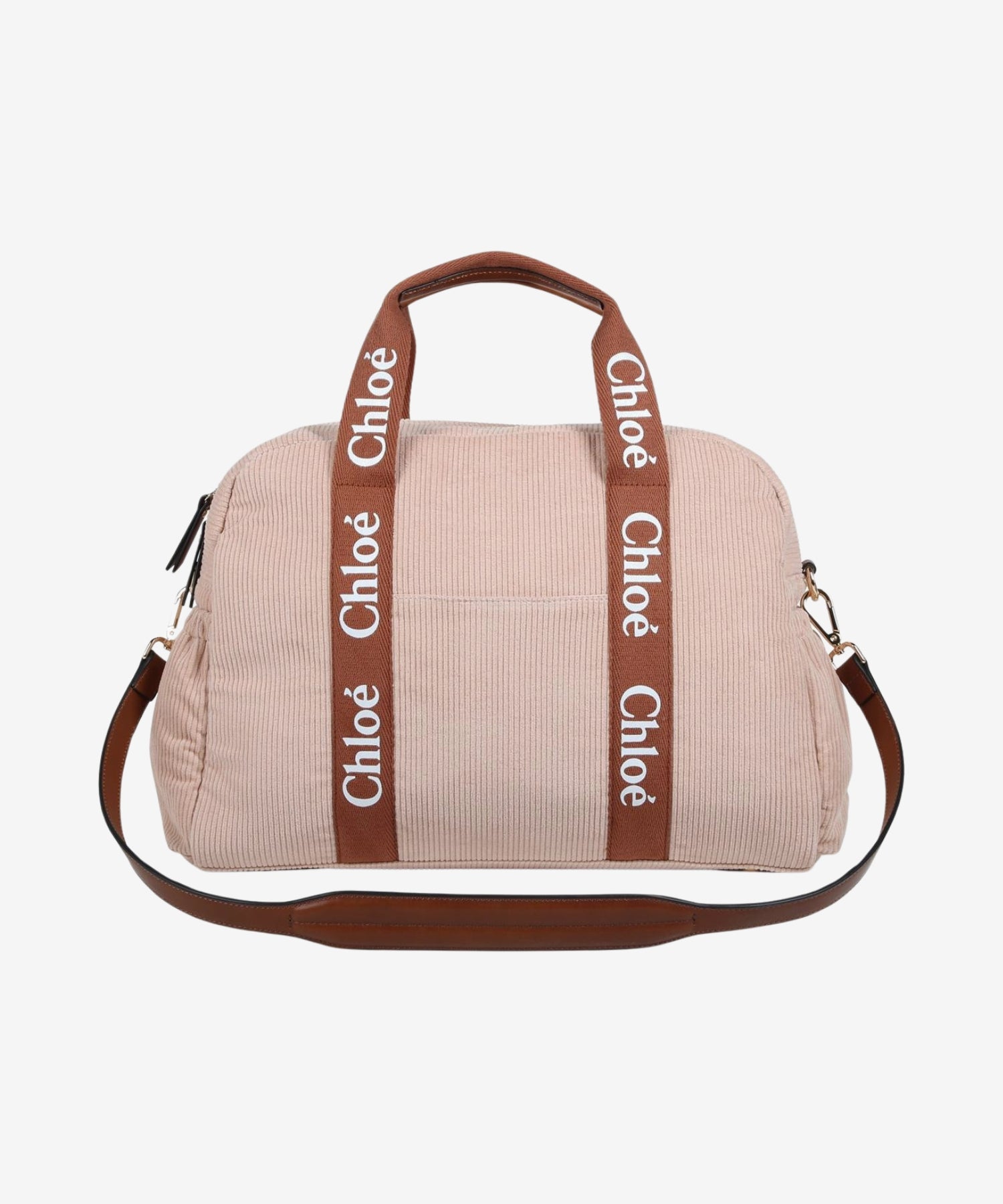 Chloé Fløjls Pusletaske m/Logo - Rose Pale | Kalle Børnetøj & Sko